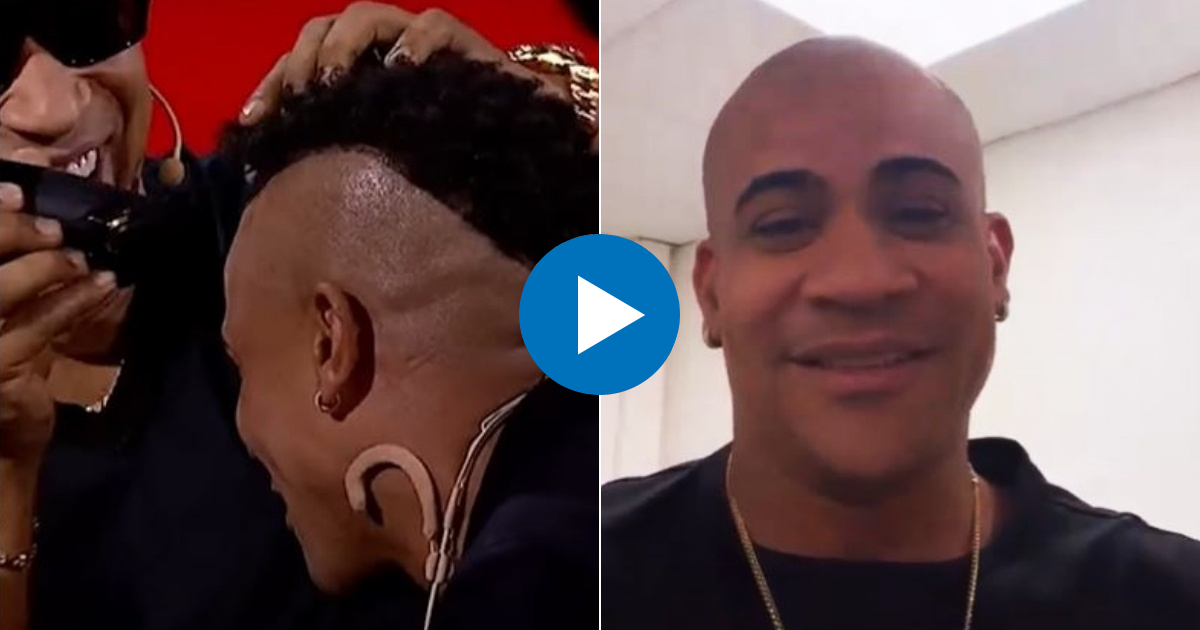 Randy Malcom se rapa la cabeza para cumplir con una apuesta en final de ...