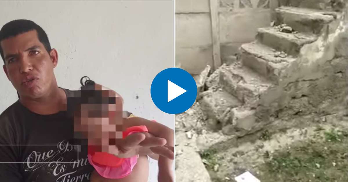 Una niña cubana lesionada tras derrumbe en Caimanera