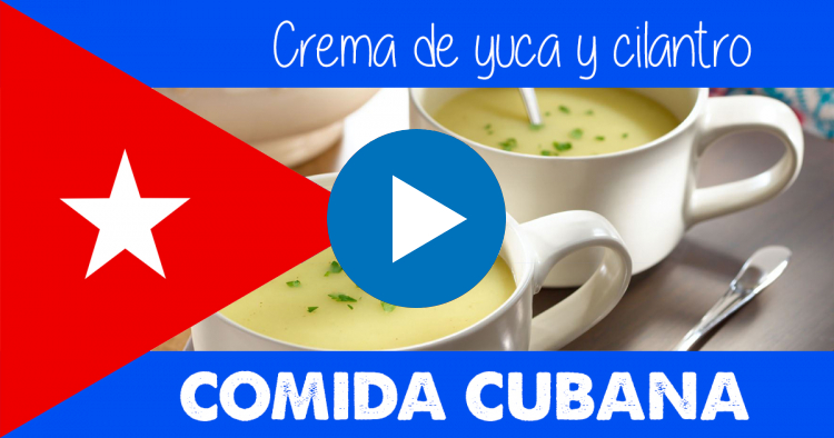 COMIDA CUBANA - Crema de Yuca y Cilantro con el Chef Pedro Calderón