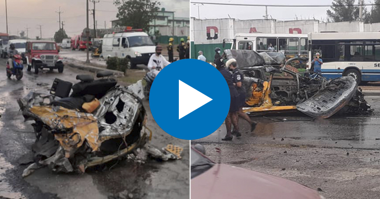 Publican Nuevas Imágenes De Accidente Múltiple En La Habana Que Provocó