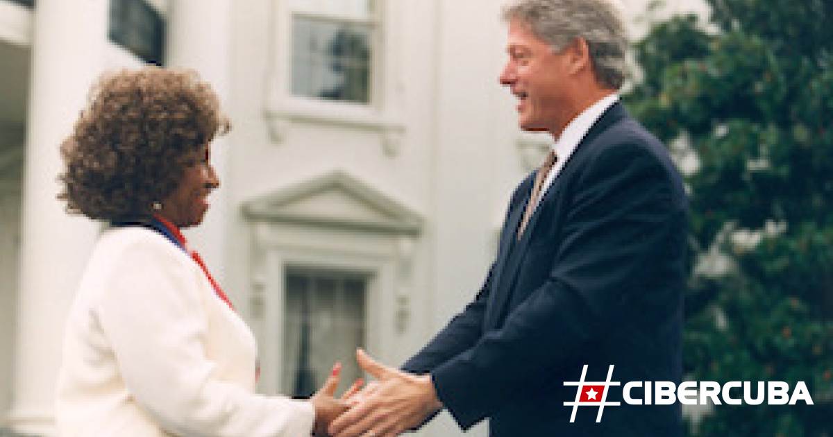 Con el presidente Bill Clinton - CiberCuba