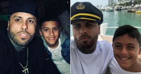 La foto que demuestra que Nicky Jam y su hijo son dos gotas de agua