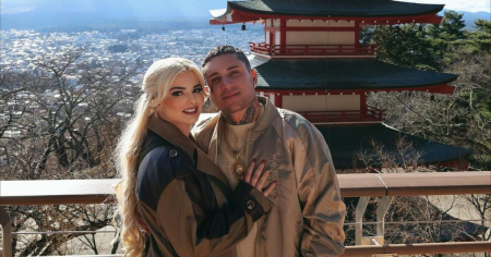 Osmani García y Laura celebran en Japón su segundo aniversario de pareja