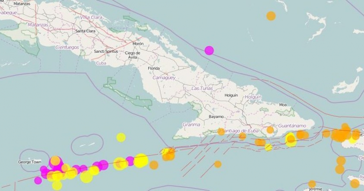 Más de 500 réplicas se registraron en la Falla Oriente de Cuba tras el ...