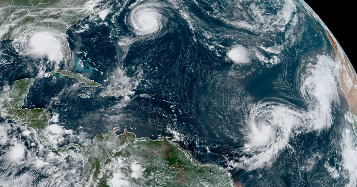 Se registran cinco ciclones tropicales en el Atlántico por segunda vez en la historia