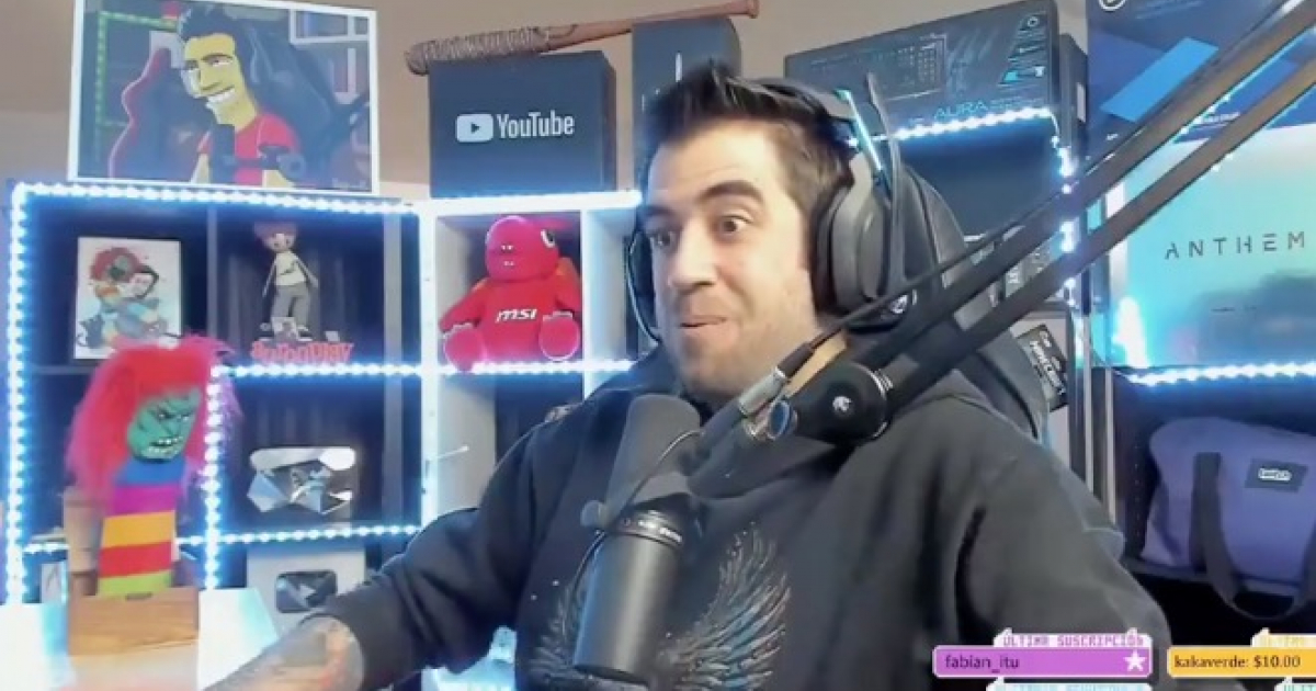 Broma: Twitcher español AuronPlay envía un saludo a Alpidio Alonso "el ...