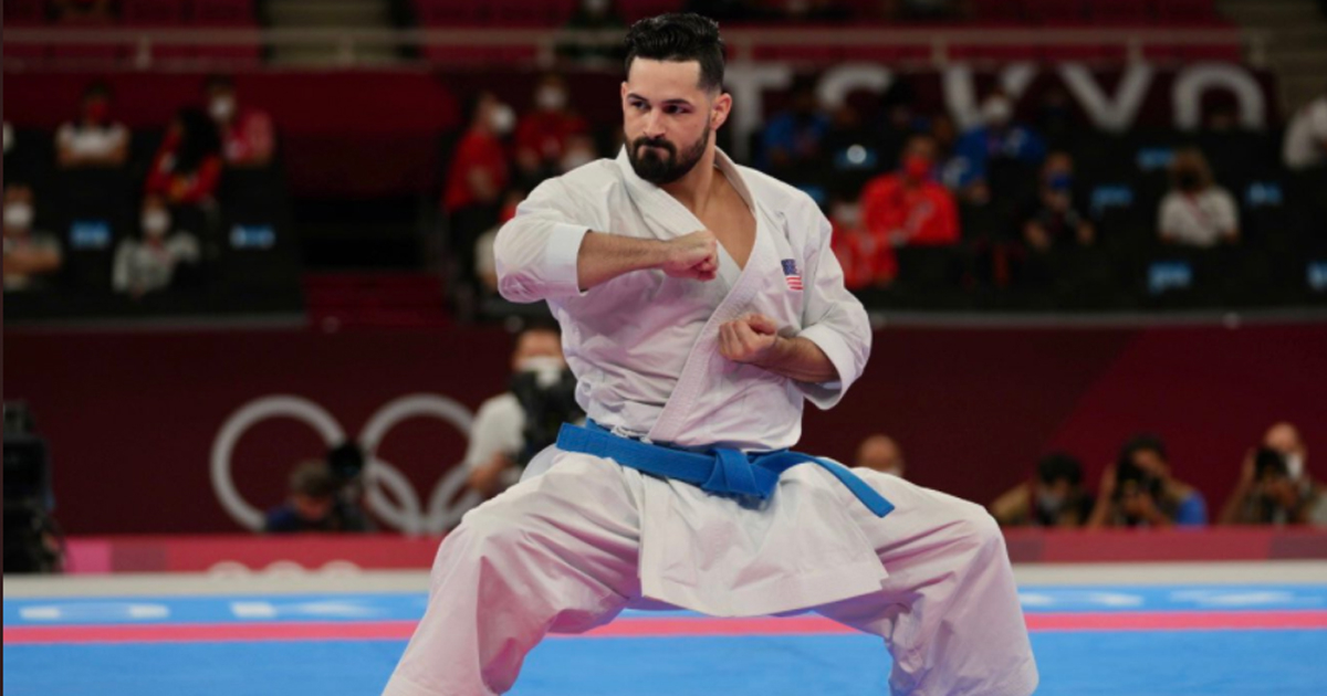 Cubanoamericano Ariel Torres ganó bronce en el kárate olímpico
