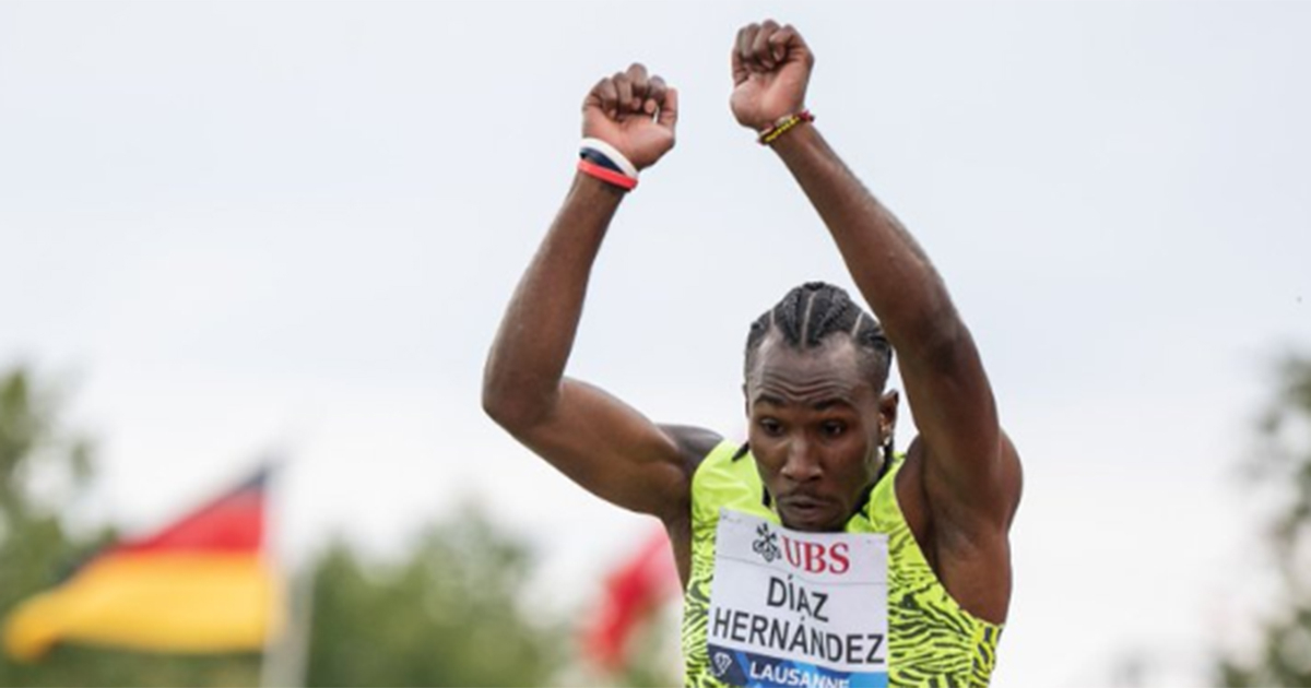 Jornada histórica: Cubanos copan el podio del triple salto en mitin ...