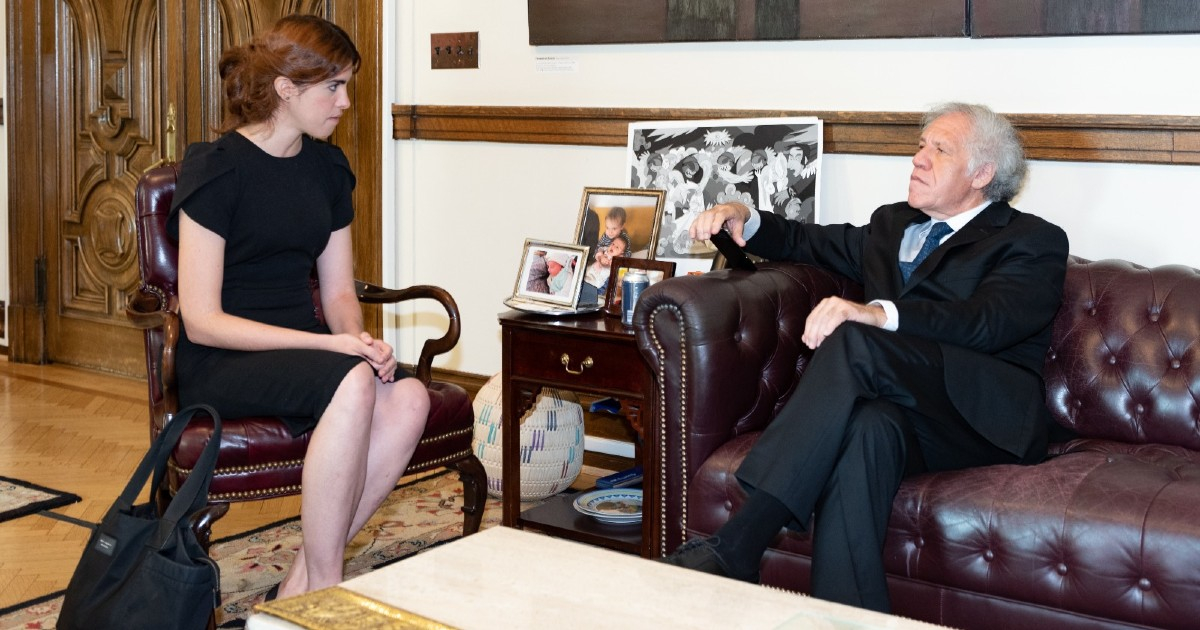 Luis Almagro se reúne con activista Carolina Barrero y denuncia ...
