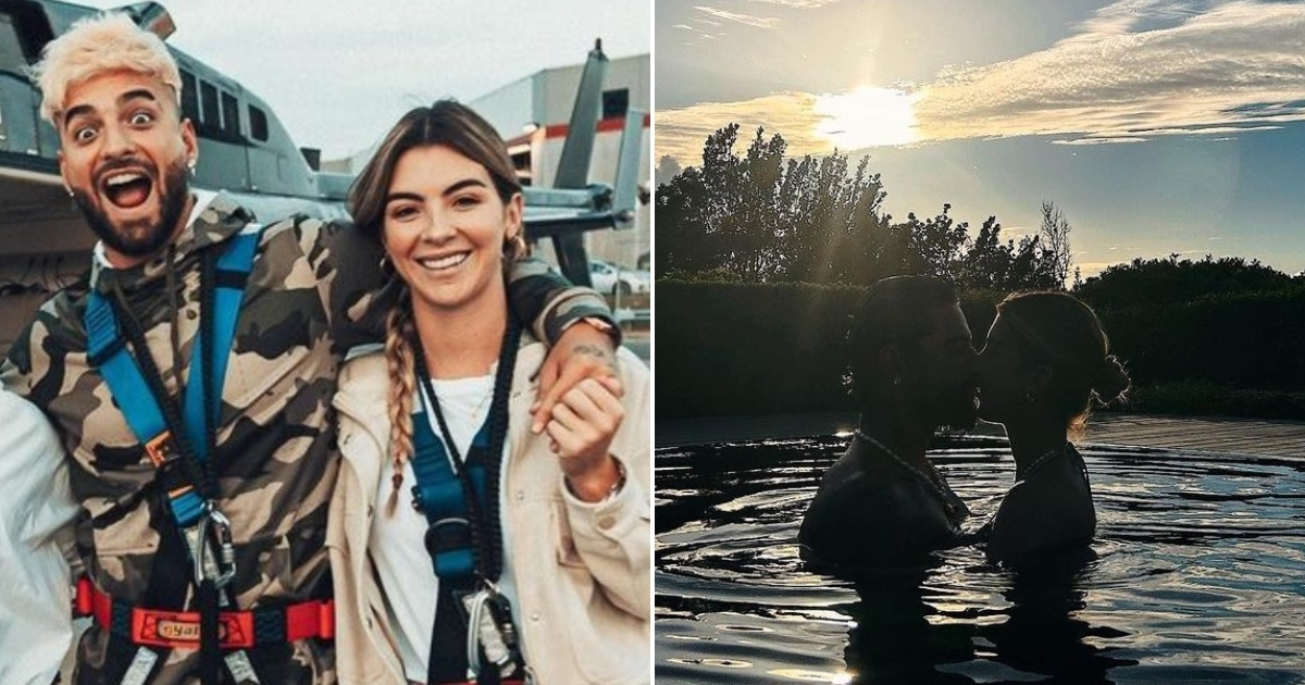 Maluma comparte su foto más romántica con Susana Gómez besándose en una ...