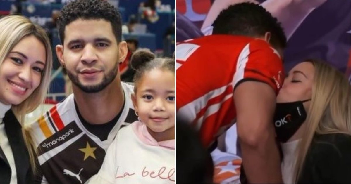 Iraisel, apoyo incondicional de su novio Leonardo Leyva en partidos de ...