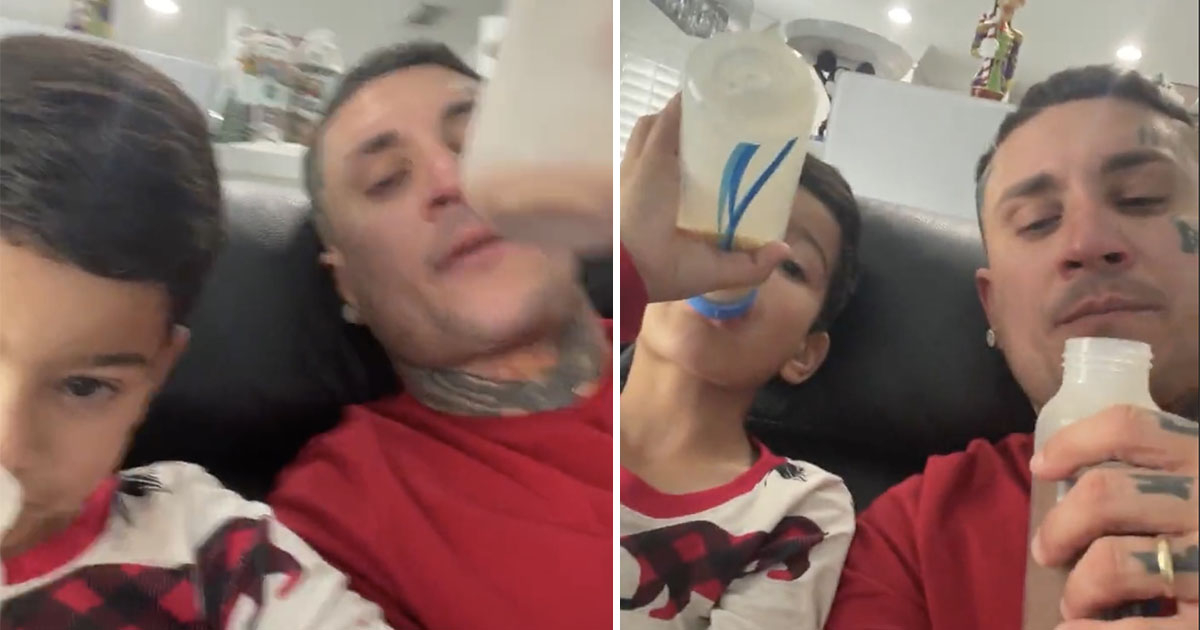 ¡Todo un padrazo! Así convenció Osmani al hijo de su esposa Laura para ...