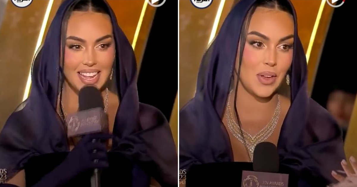 Georgina Rodríguez desata burlas por su inglés durante entrevista en ...