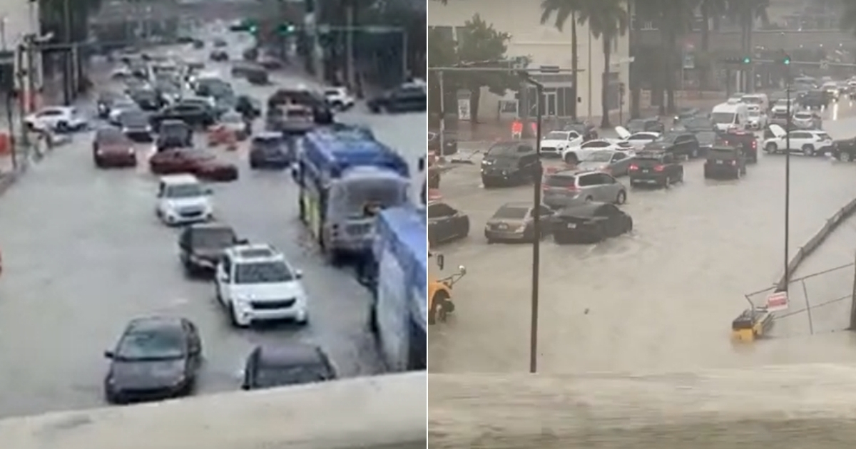 Fuertes lluvias provocan inundaciones en Miami-Dade y Broward