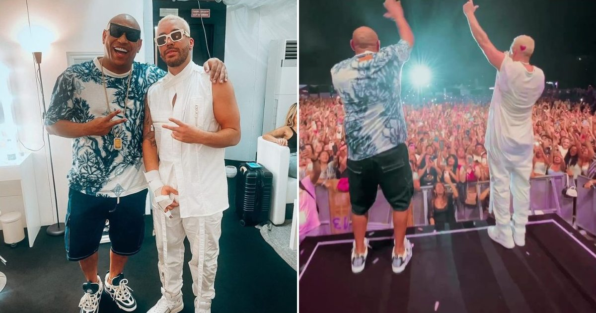 Alexander Delgado comparte escenario con Prince Royce en Milán, Italia