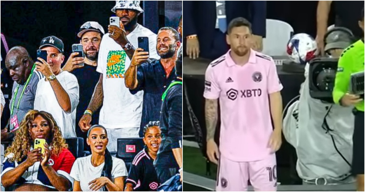Famosos acuden al primer partido de Messi con el Inter Miami