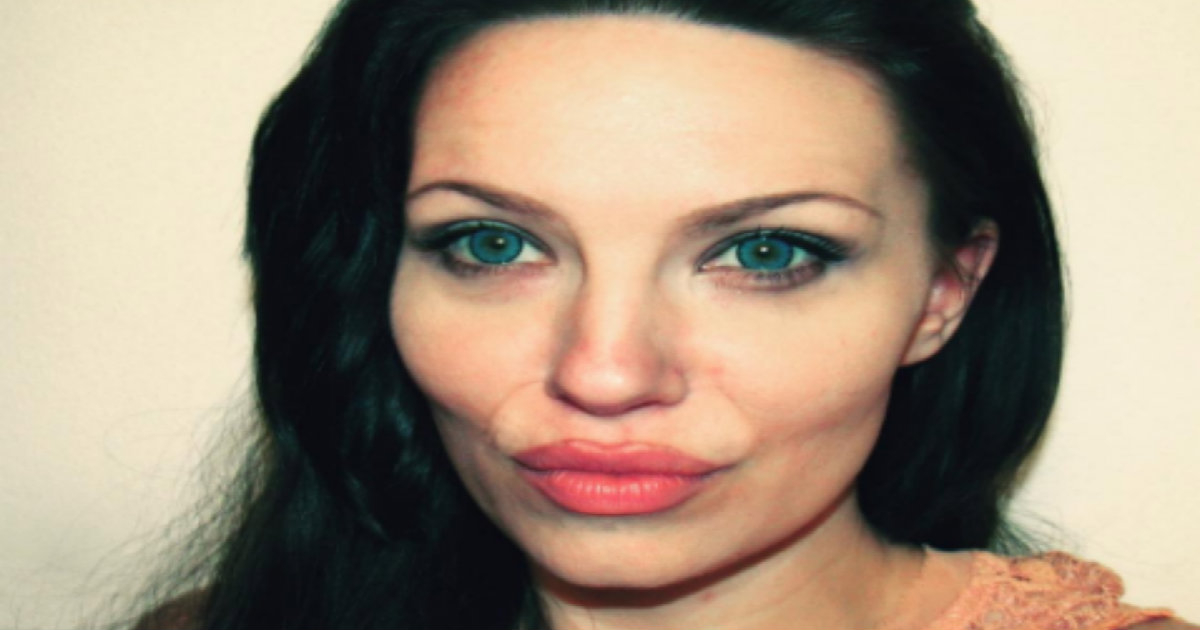 El increíble parecido de esta chica con Angelina Jolie te va a sorprender
