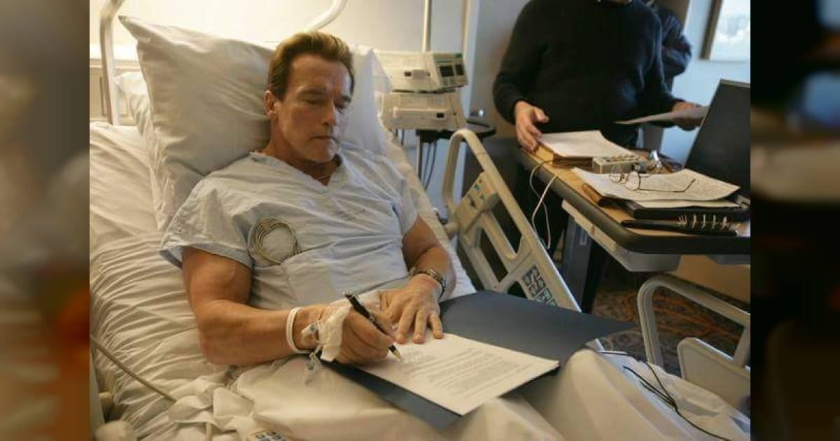 "I'm back", dice Arnold Schwarzenegger tras recuperarse de la cirugía ...