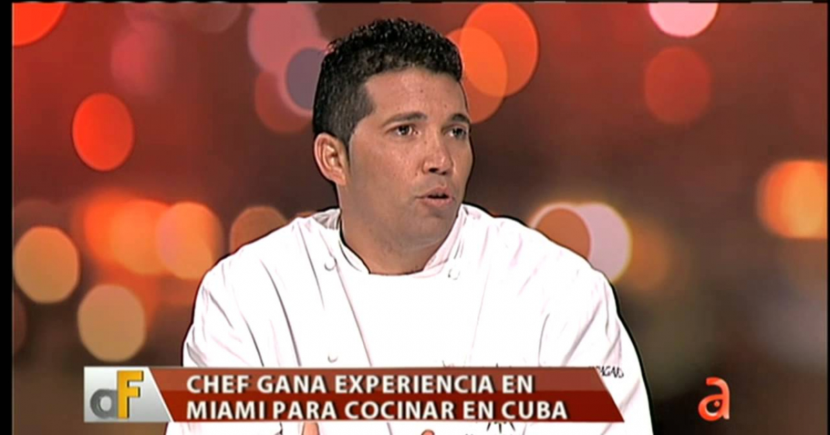 Entrevista a chef cubano cuentapropista que gana experiencia en Miami