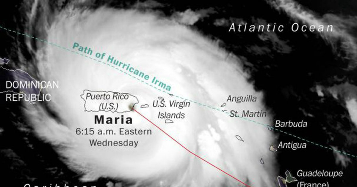 El huracán María dejó a Puerto Rico en un completo apagón