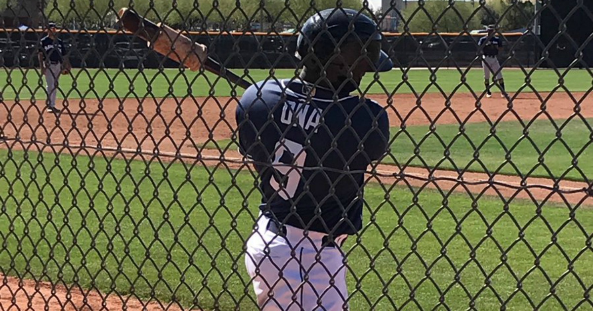 El cubano Jorge Oña conecta su primer bambinazo en Clase-A avanzada