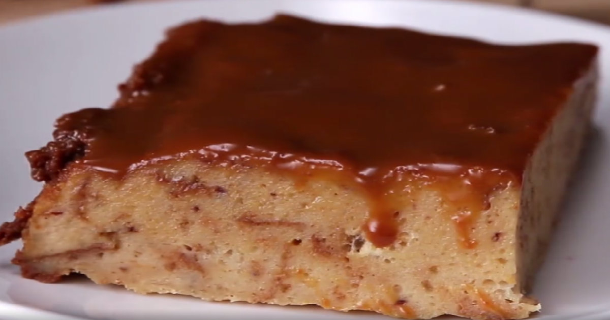 Pudin de pan sabor "Tres Leches"