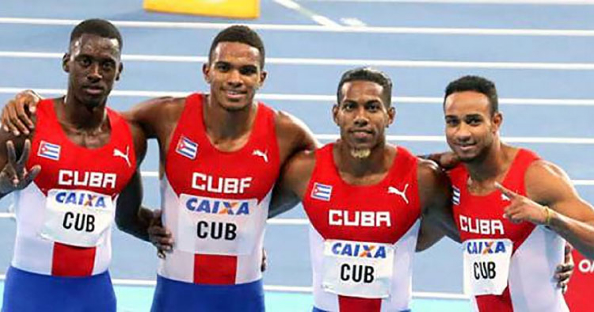 Relevo cubano 4x100 m competirá en Mundial de Londres
