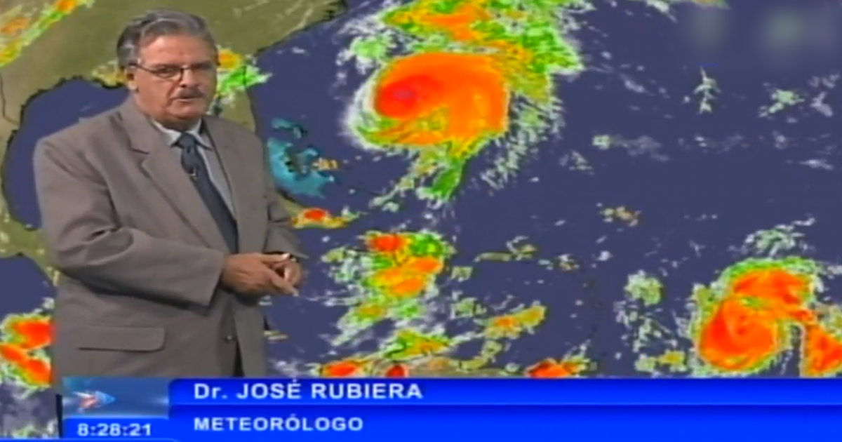 Parte del Dr. José Rubiera sobre la tormenta tropical María (8:20 PM 16 ...