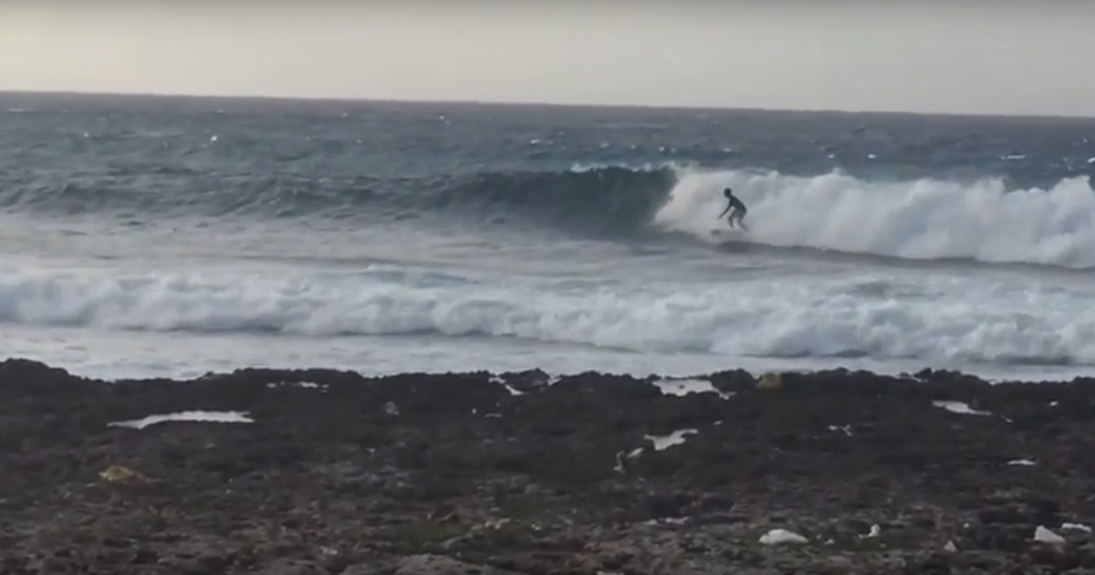 Así se surfea en Cuba