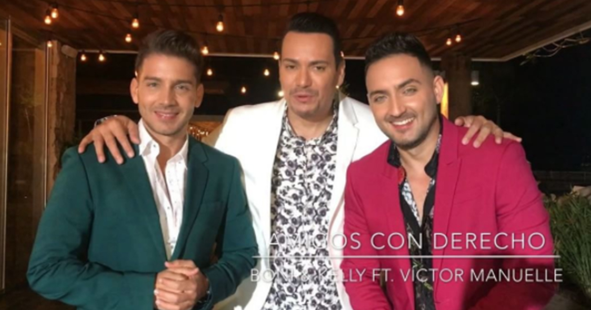 Víctor Manuelle y los cubanos Boni y Kelly graban nuevo tema